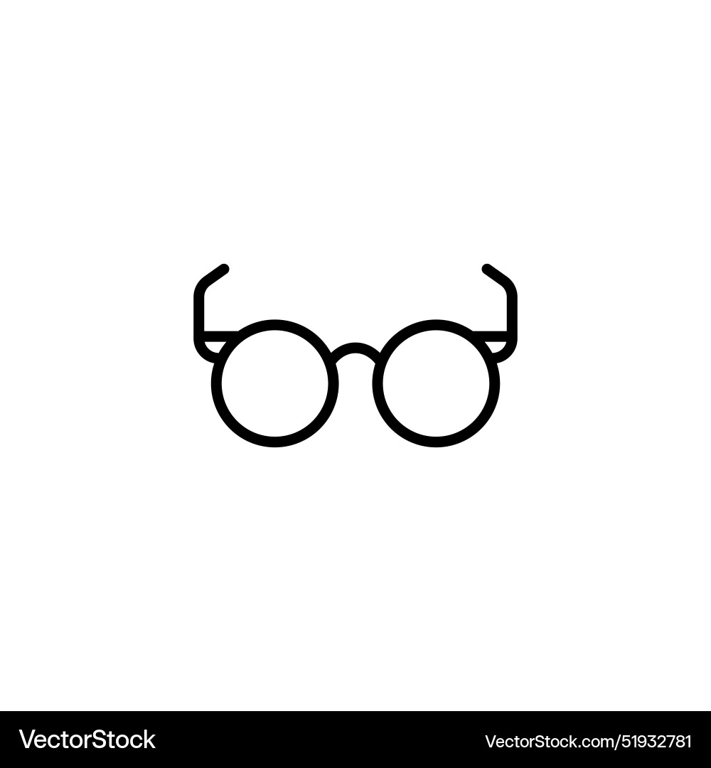 Reading glasses icon perfect for vision care Vector Image