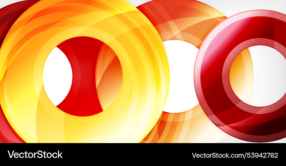 Circles round elements ring shapes premium Vector Image