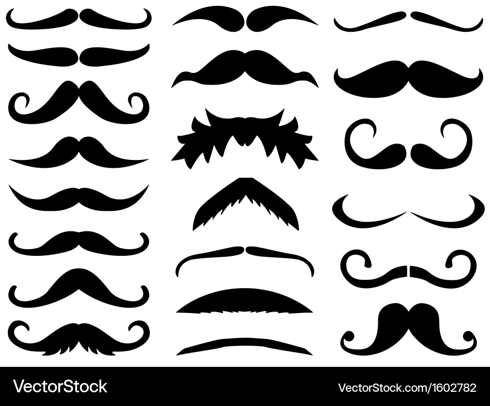 Mustache Royalty Free Vector Image - VectorStock