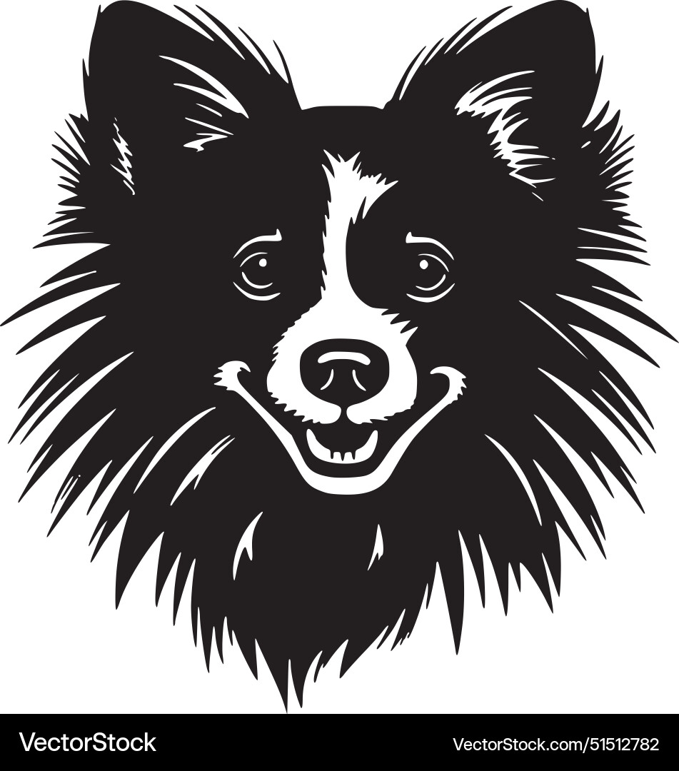 Pomeranian - high quality logo ideal Royalty Free Vector