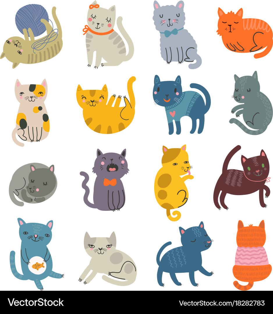 Cats Royalty Free Vector Image - VectorStock