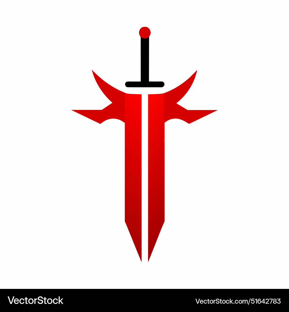 Sword logo Royalty Free Vector Image - VectorStock