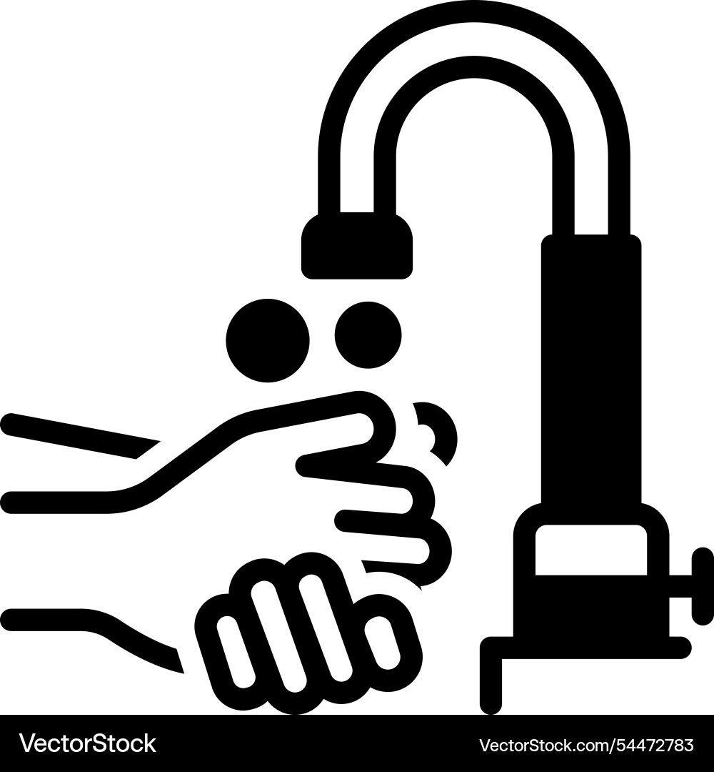 Wash hands Royalty Free Vector Image - VectorStock