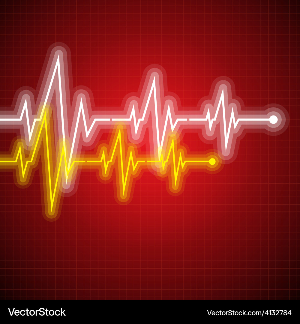 Medical design - cardiogram Royalty Free Vector Image