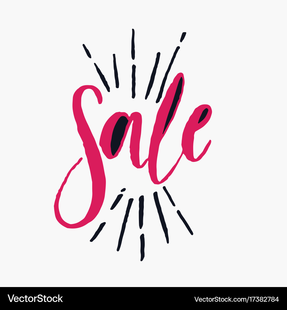 Modern hand drawn lettering phrase calligraphy Vector Image