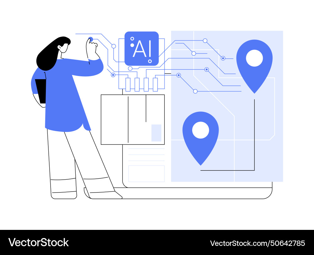 Real-time supply chain visibility with ai abstract