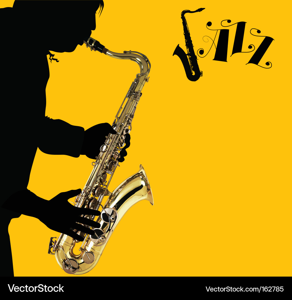 Saxophone Royalty Free Vector Image - VectorStock