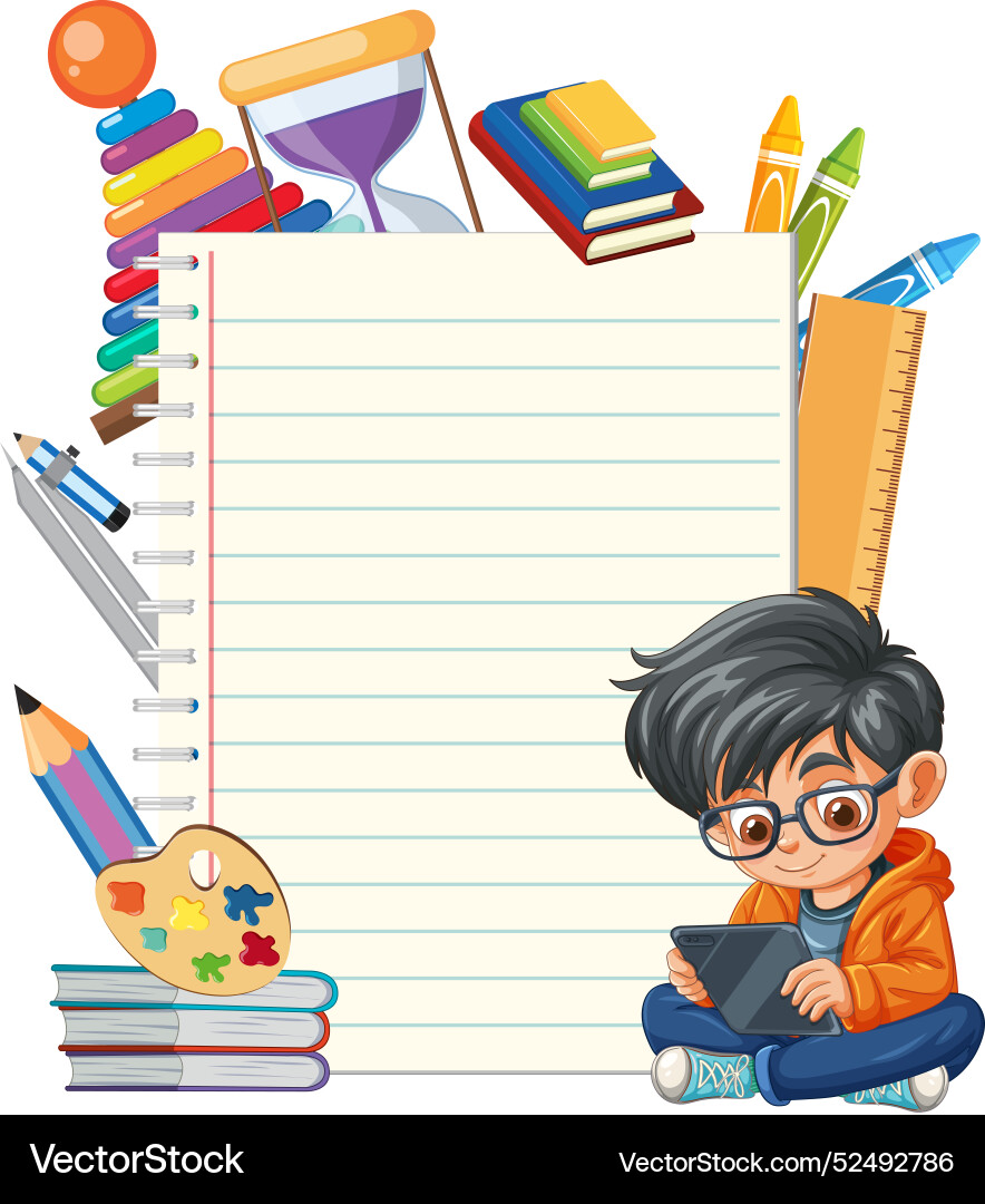 Kids Notebook Vector Images (over 18,000)