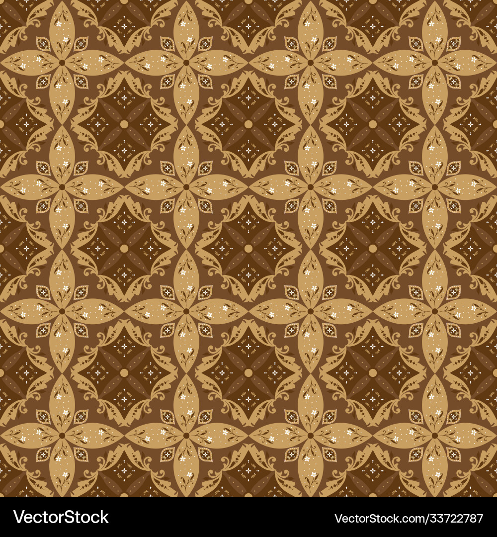 Beautiful motif on parang batik design Royalty Free Vector