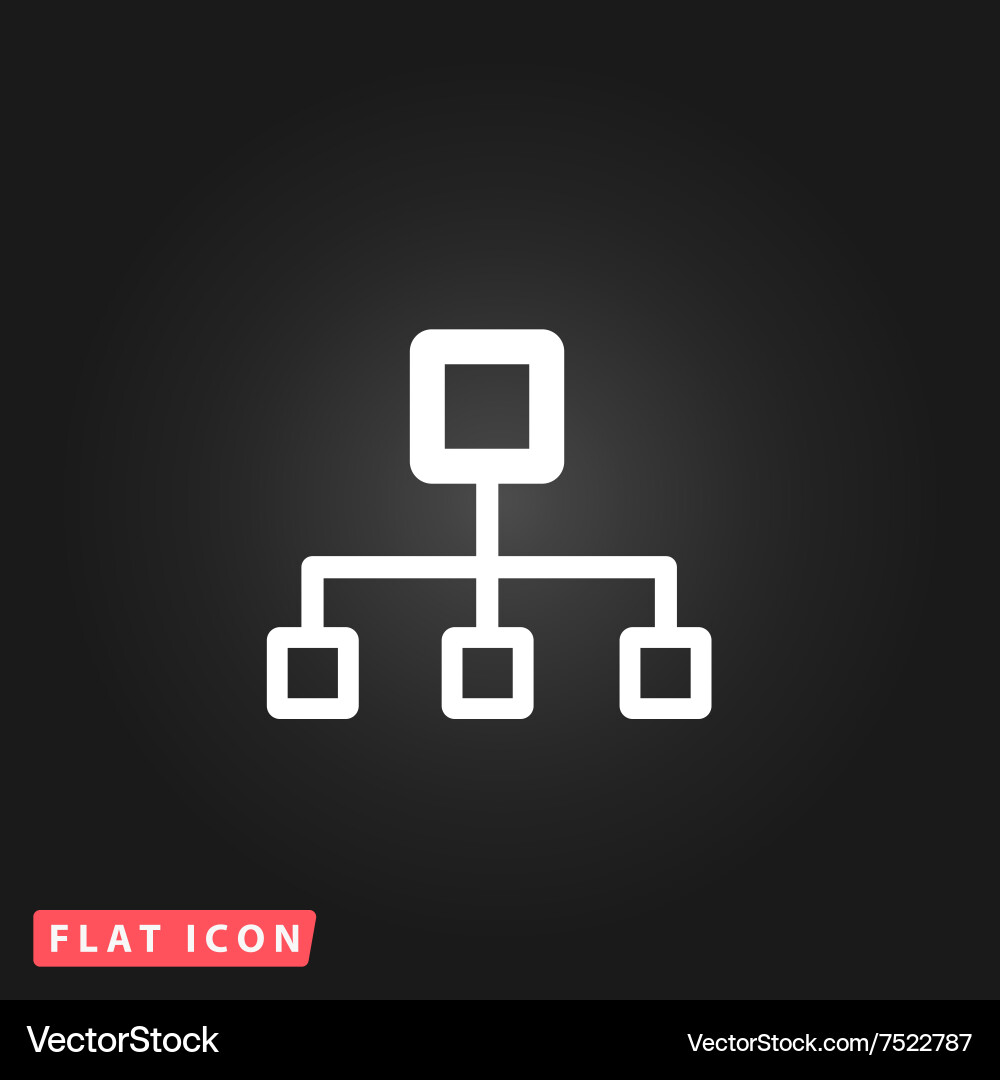 Network block diagram Royalty Free Vector Image