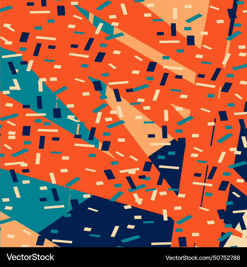Festive abstract background with confetti Vector Image