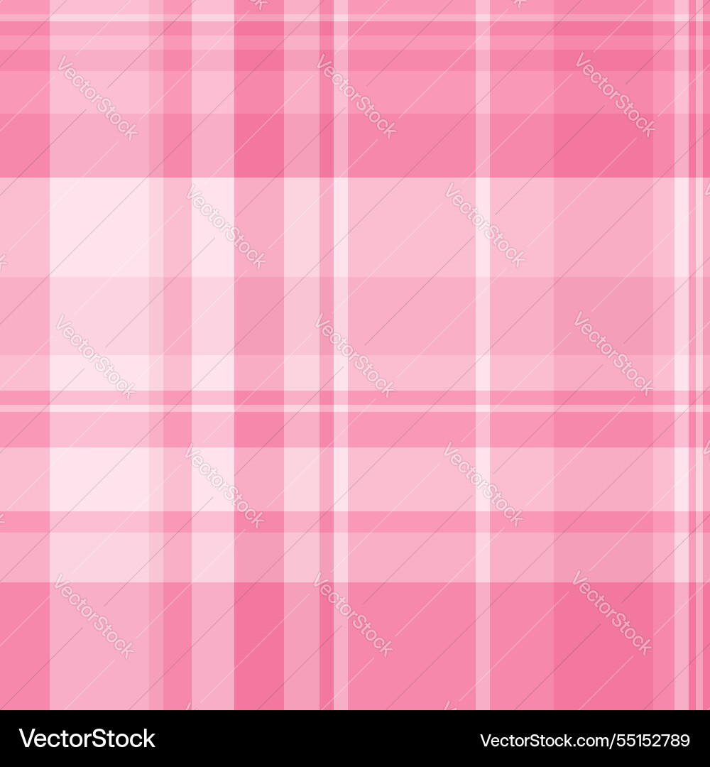 Soft pink and white plaid pattern ideal Royalty Free Vector