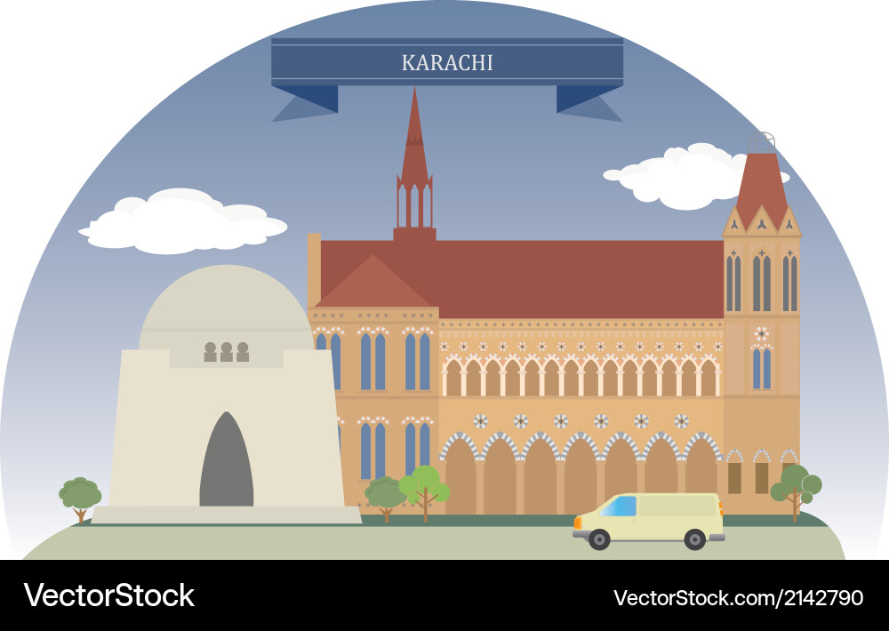 Karachi Royalty Free Vector Image - VectorStock
