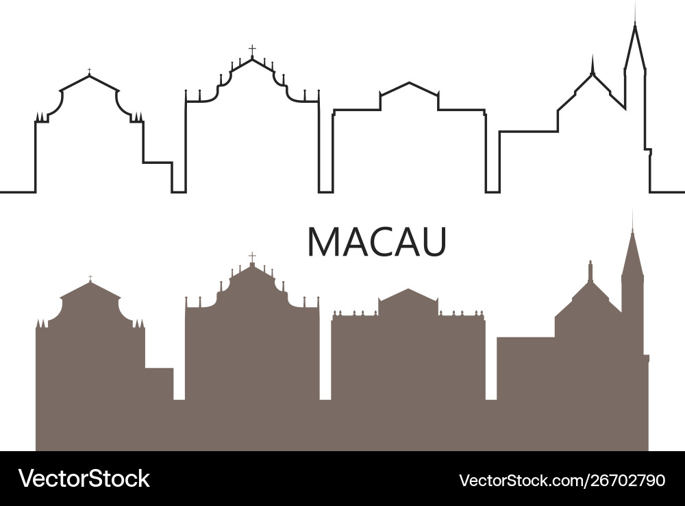 Macau Royalty Free Vector Image - VectorStock