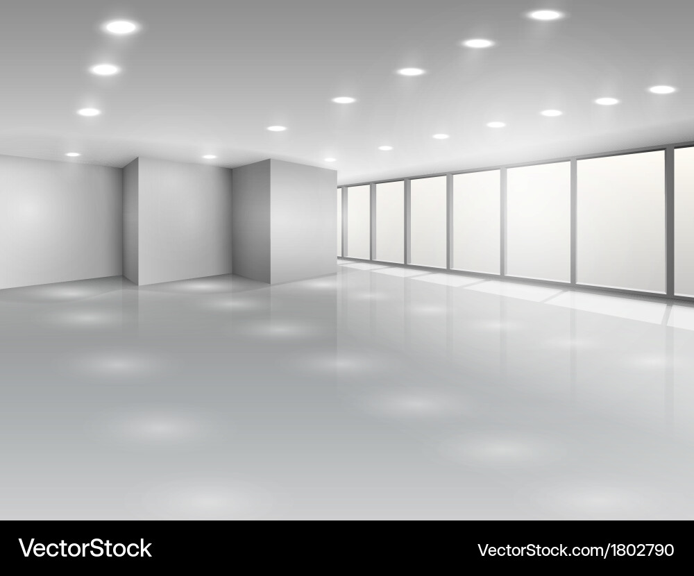 Modern Open Office Space Royalty Free Vector Image