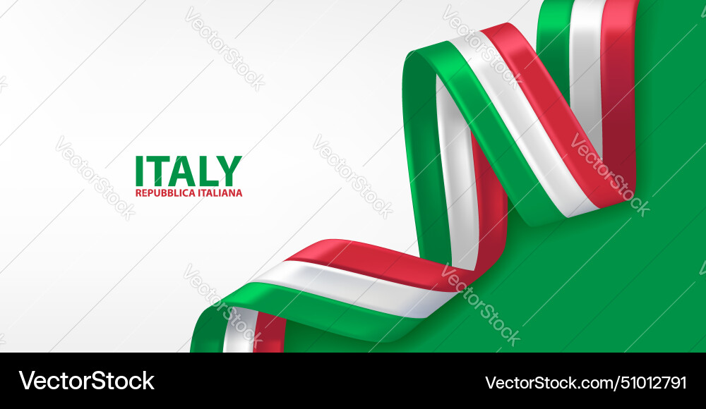 Italian Flag Ribbon Vector Images (over 1,100)