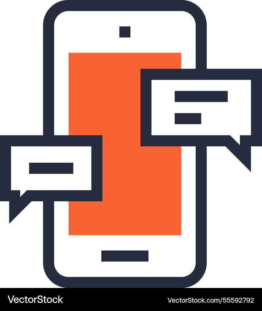 Chatting Royalty Free Vector Image - VectorStock