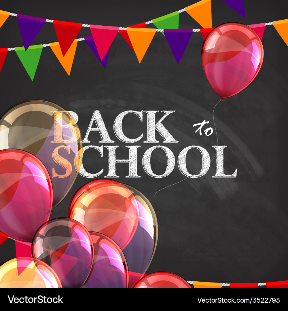 Back to school educational with blackboard texture