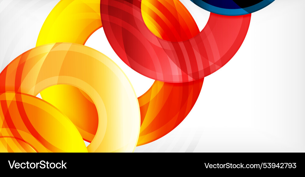 Circles round elements ring shapes premium Vector Image