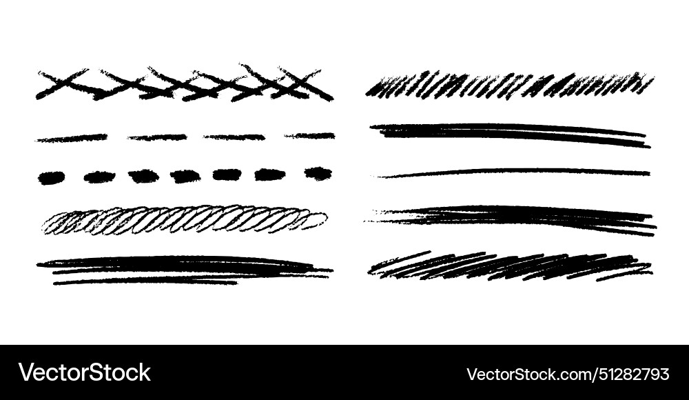 Crossed Out Elements - Grunge Style Royalty Free Vector