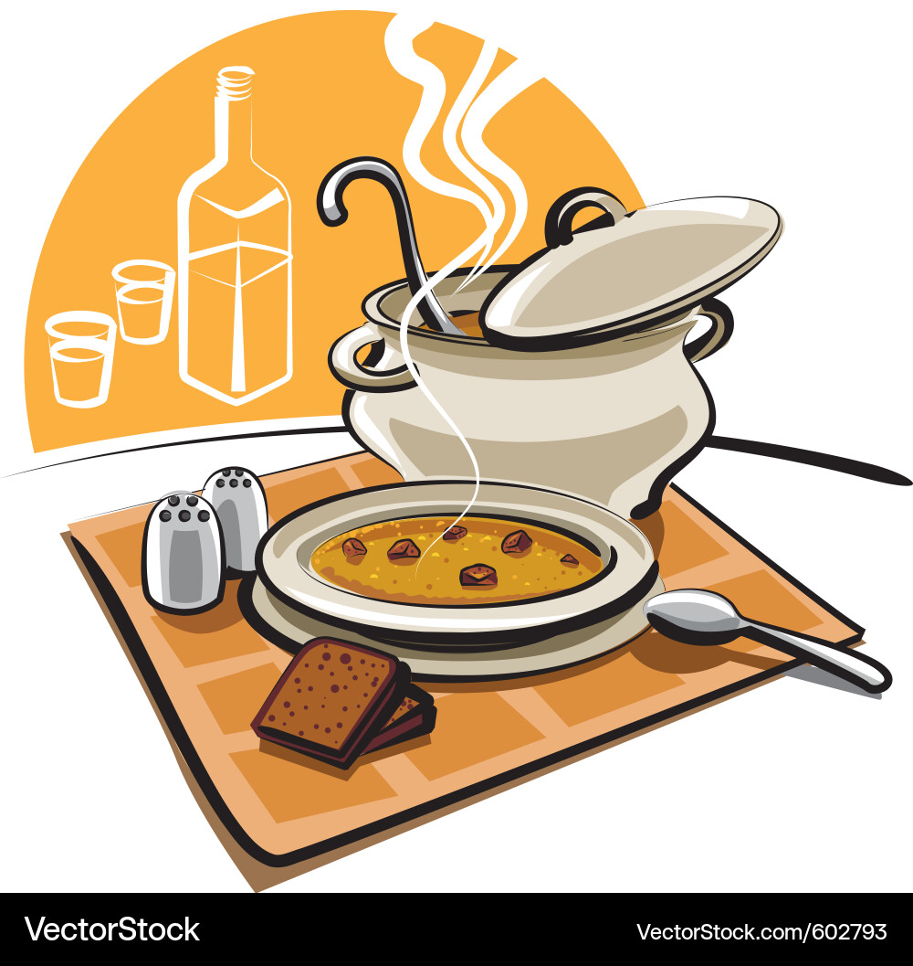 Soup Royalty Free Vector Image - VectorStock