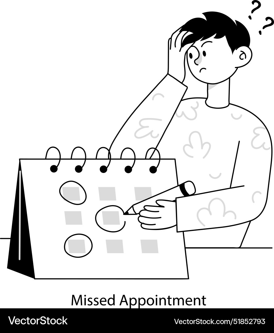 Weba doodle mini of memory lapse Royalty Free Vector Image