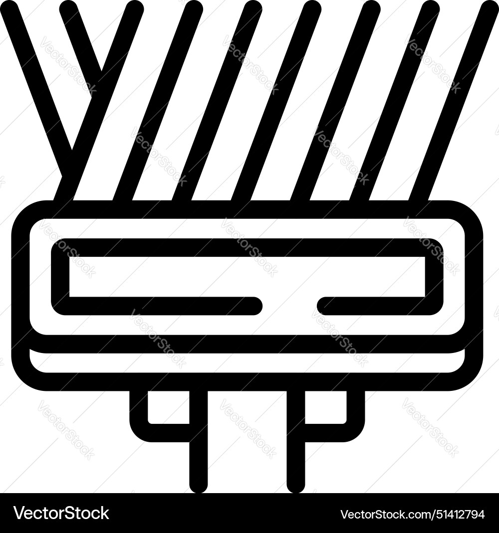 Black and white barcode Royalty Free Vector Image