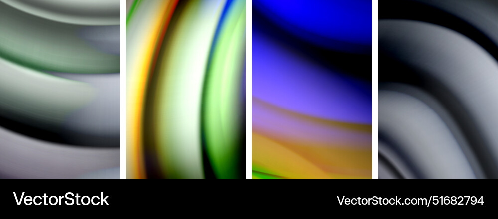 Blurred color line backgrounds Royalty Free Vector Image