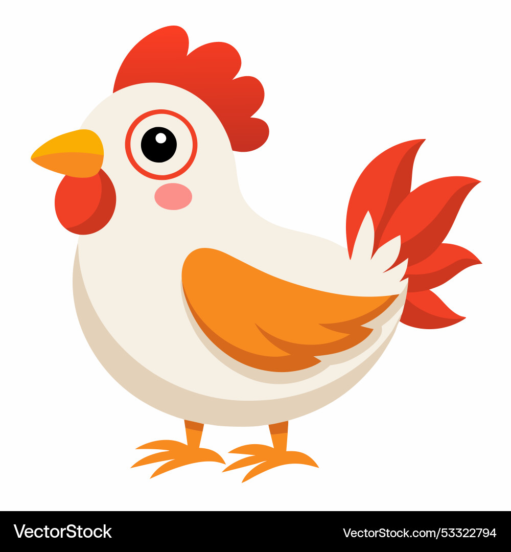 Print hen clipart featuring Royalty Free Vector Image