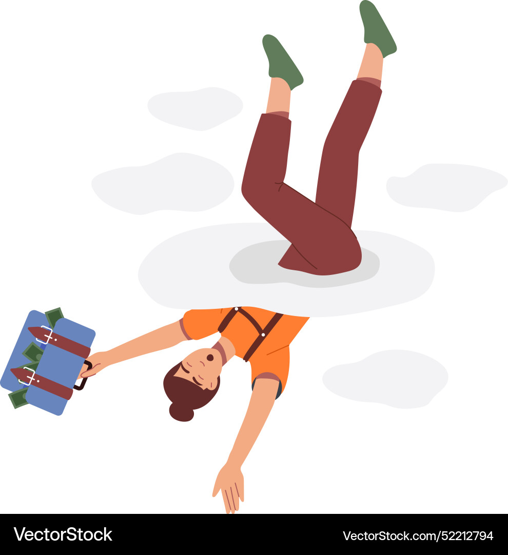 Webbusiness manipulation in flat styl Royalty Free Vector