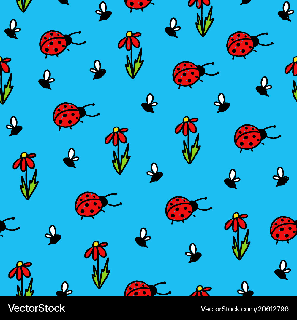 Kids pattern Royalty Free Vector Image - VectorStock