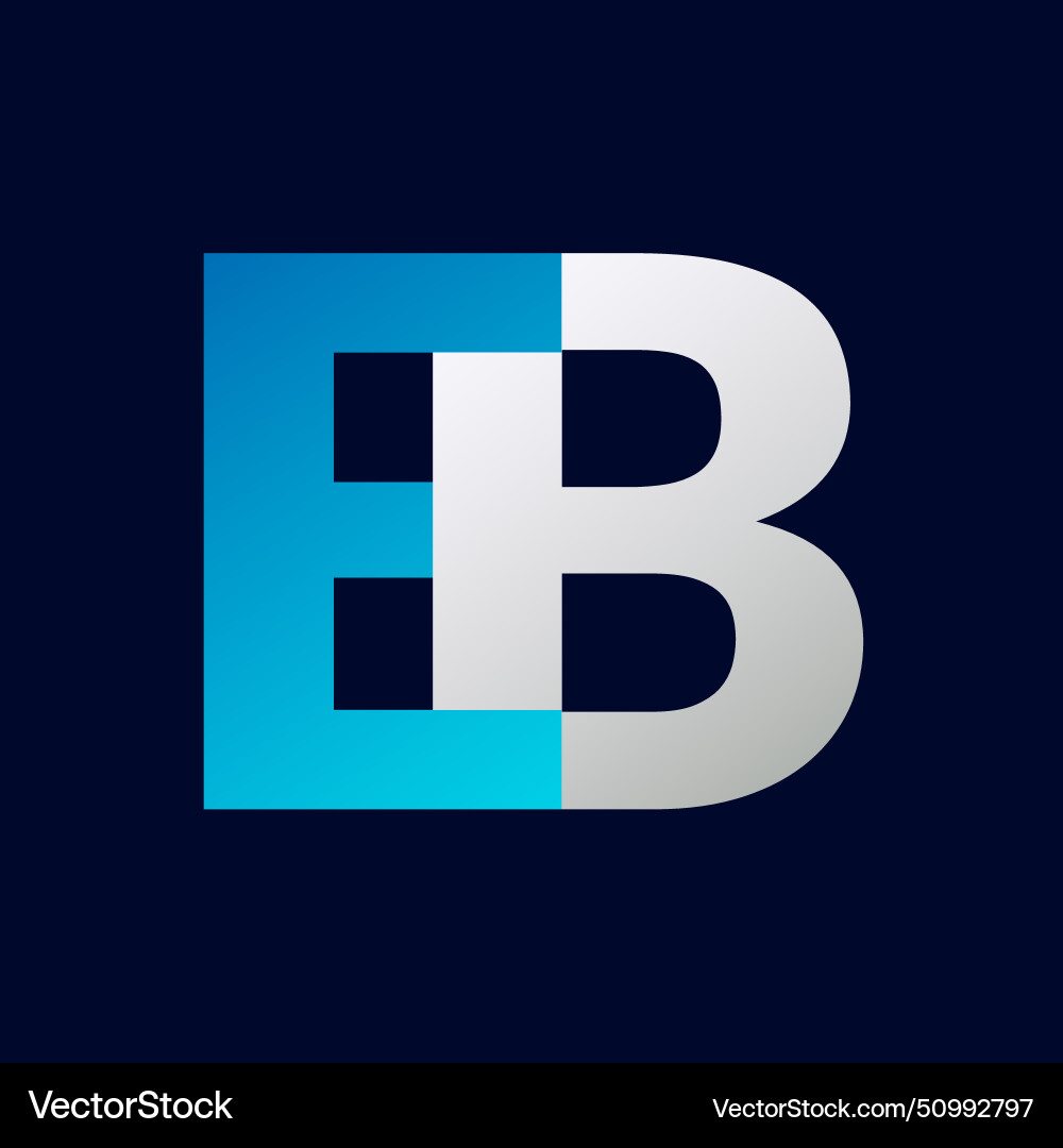 Letter logo template design Royalty Free Vector Image