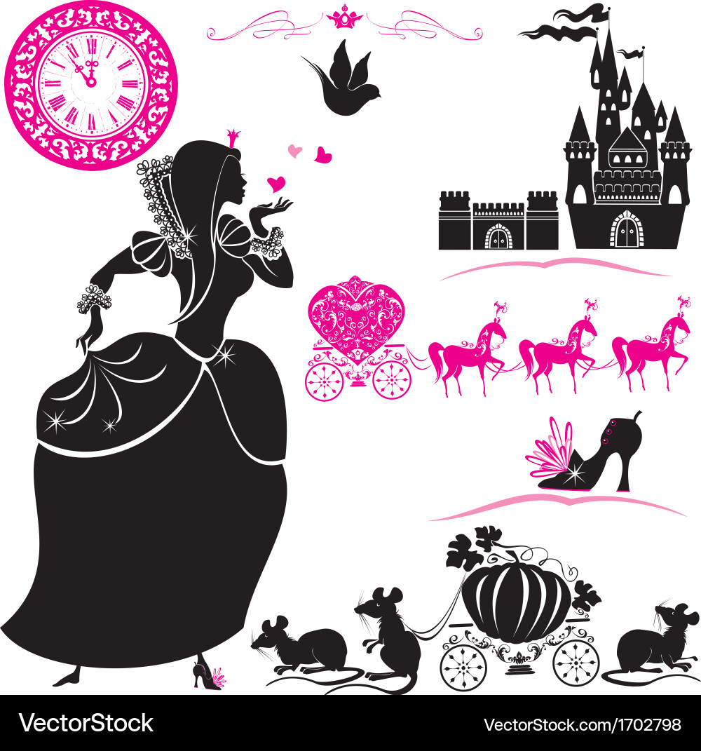 Cinderella Mouse Vector Images (23)