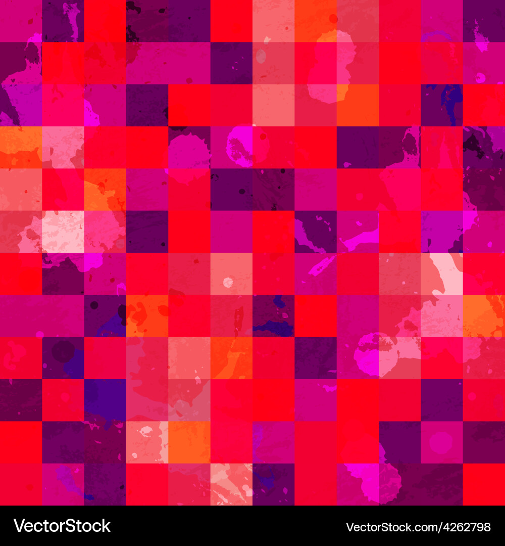 Red pixel background Royalty Free Vector Image
