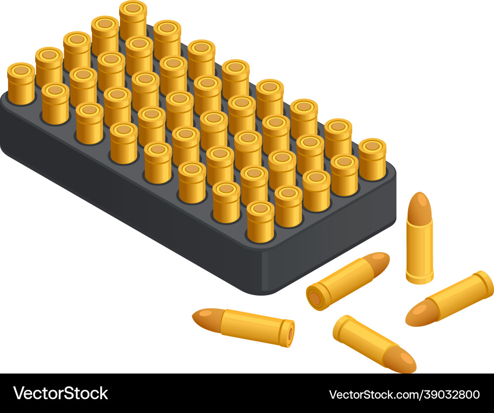 Pack of bullets composition Royalty Free Vector Image