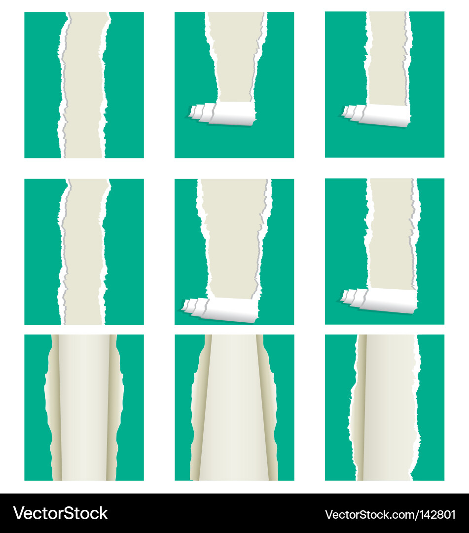 Ripped Paper Textures Royalty Free Vector Image