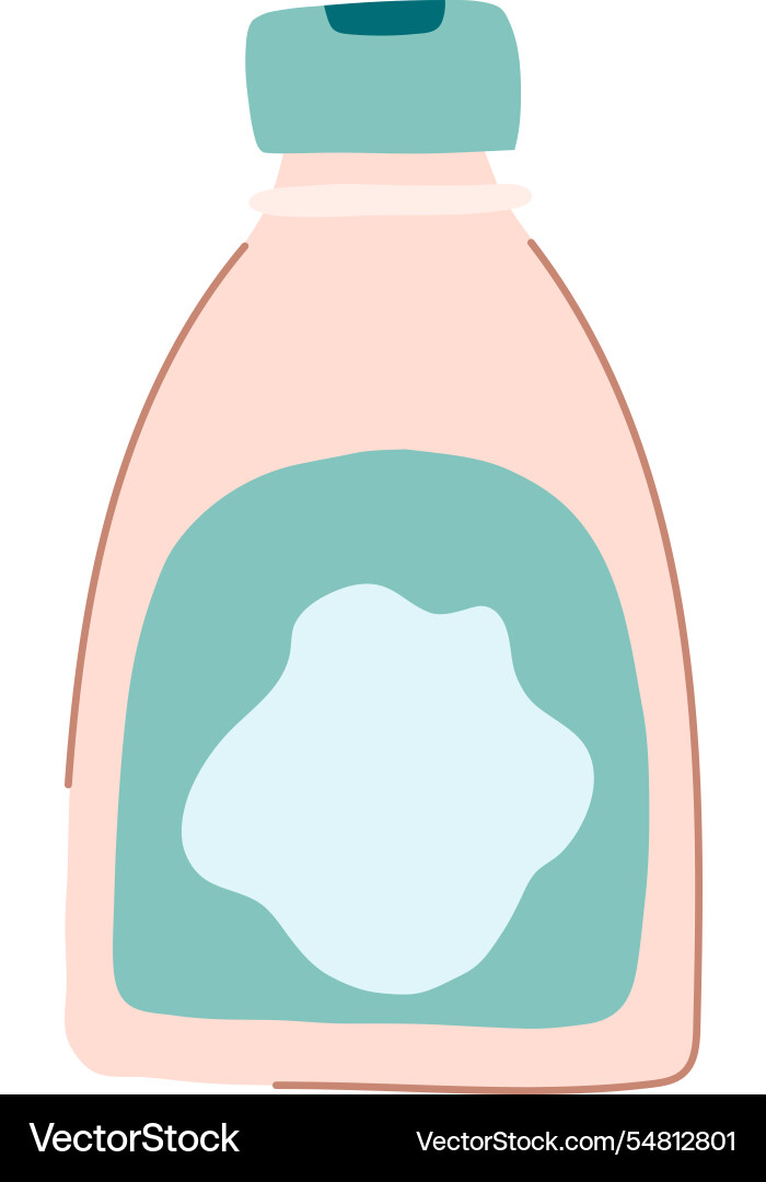 Sensitive oil baby cartoon Royalty Free Vector Image