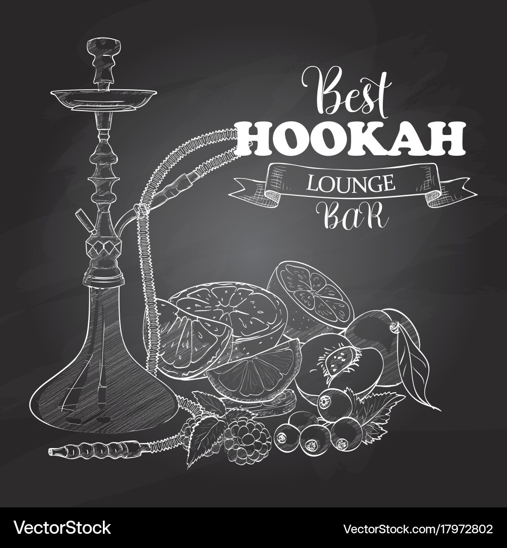 Big hookah Royalty Free Vector Image - VectorStock