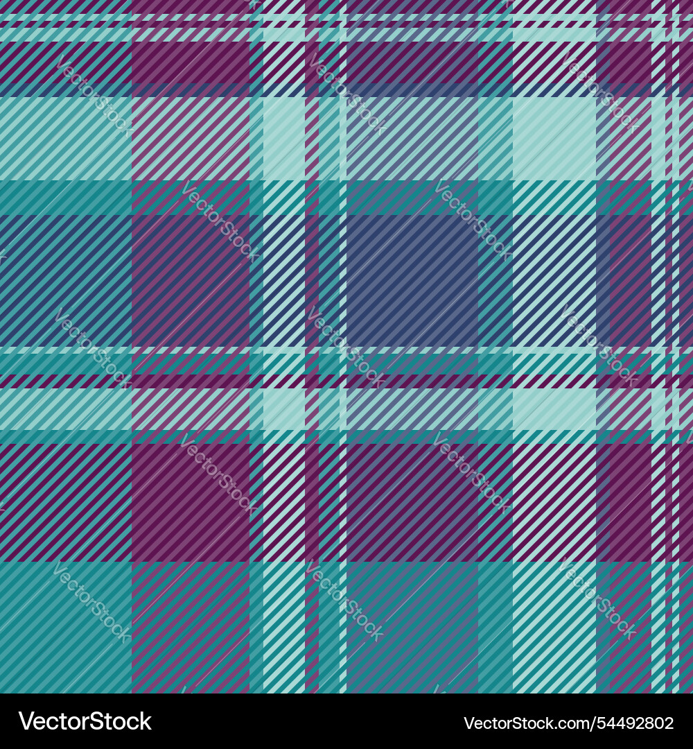 Row fabric tartan pattern scotland plaid seamless Vector Image