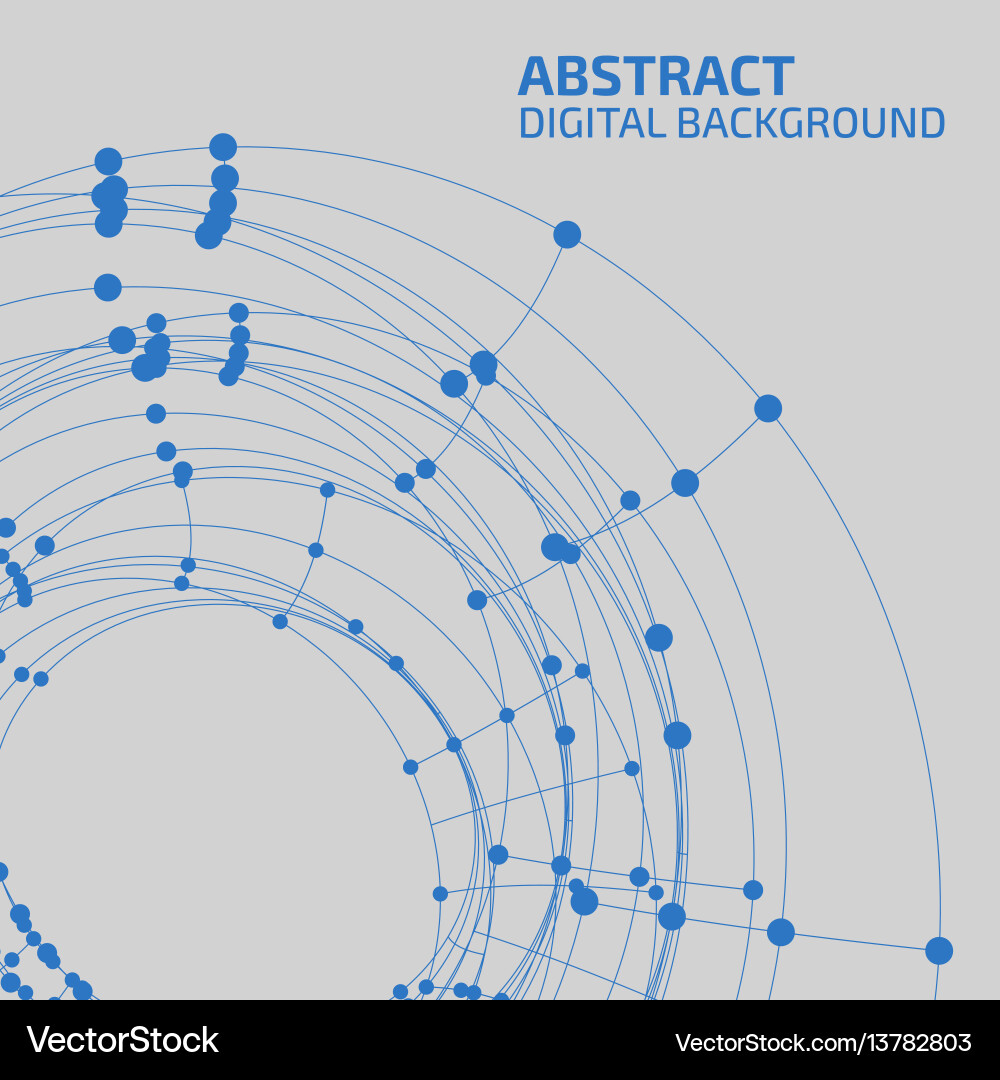 Abstract connection Royalty Free Vector Image - VectorStock