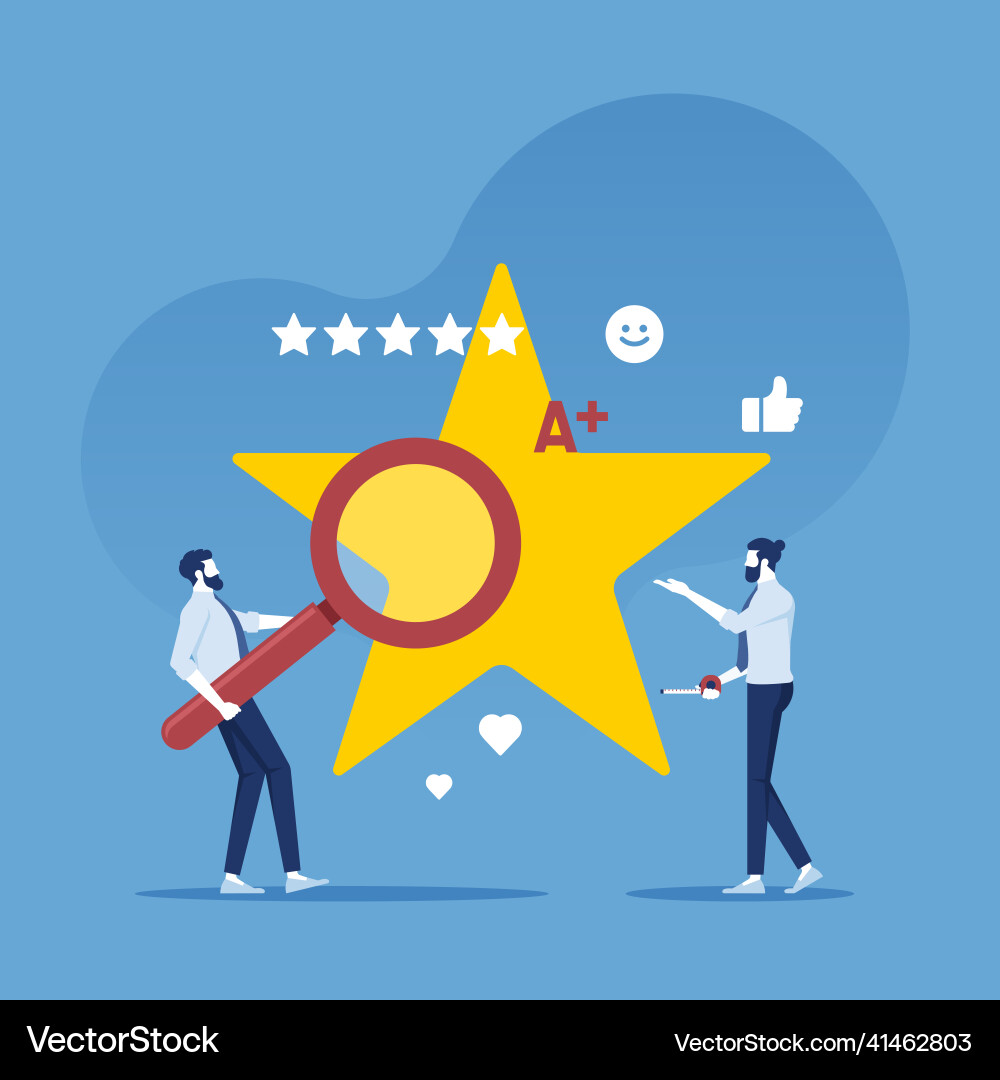 Quality management and improvement concept Vector Image