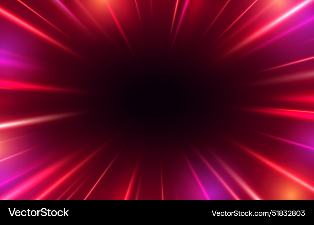 Red zoom or warp background Royalty Free Vector Image