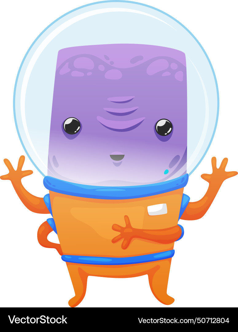 Cartoon alien Royalty Free Vector Image - VectorStock