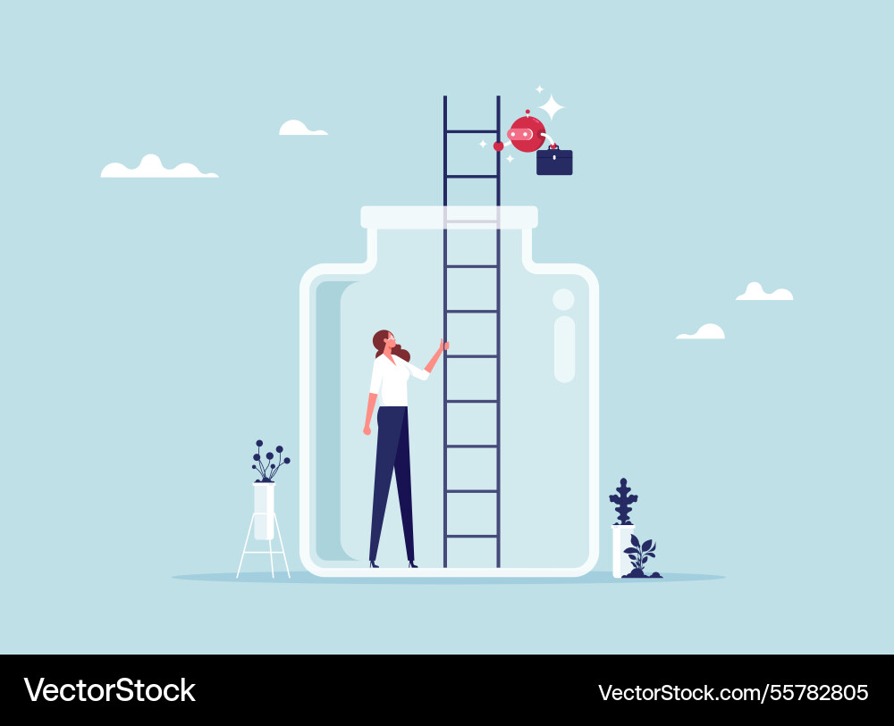 Concept of artificial intelligence adoption Vector Image