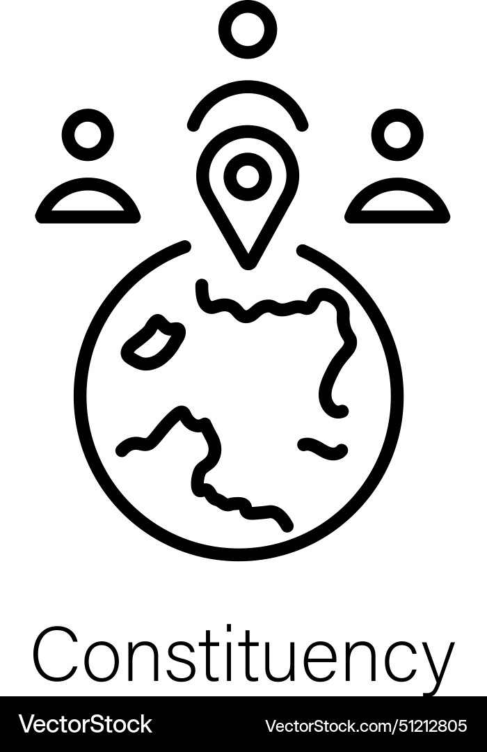 Constituency Royalty Free Vector Image - VectorStock