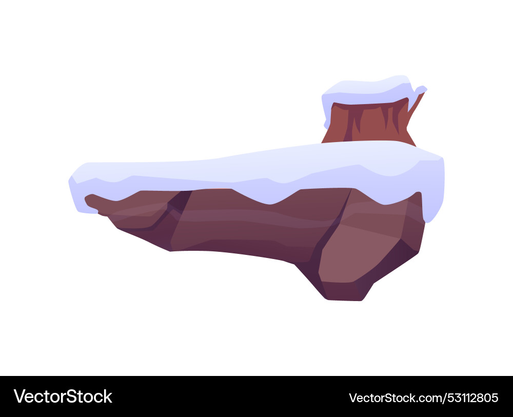 Depicting a flying island Royalty Free Vector Image