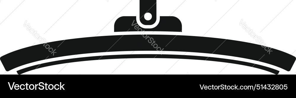 Sleek of a black windshield Royalty Free Vector Image