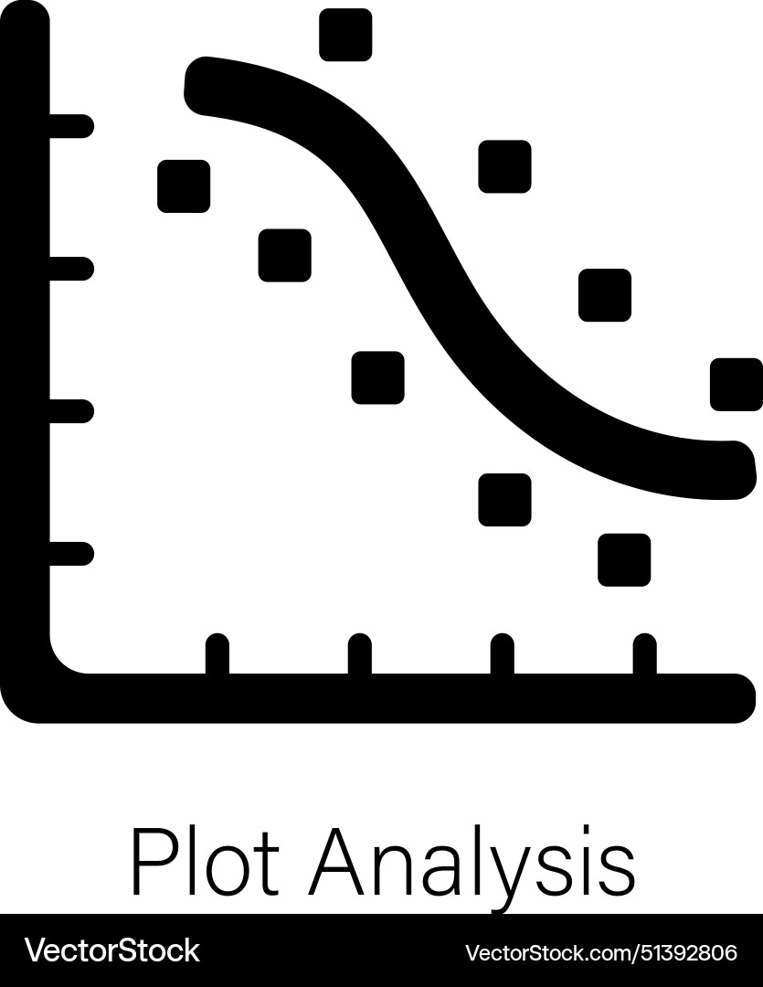 Plot analysis Royalty Free Vector Image - VectorStock