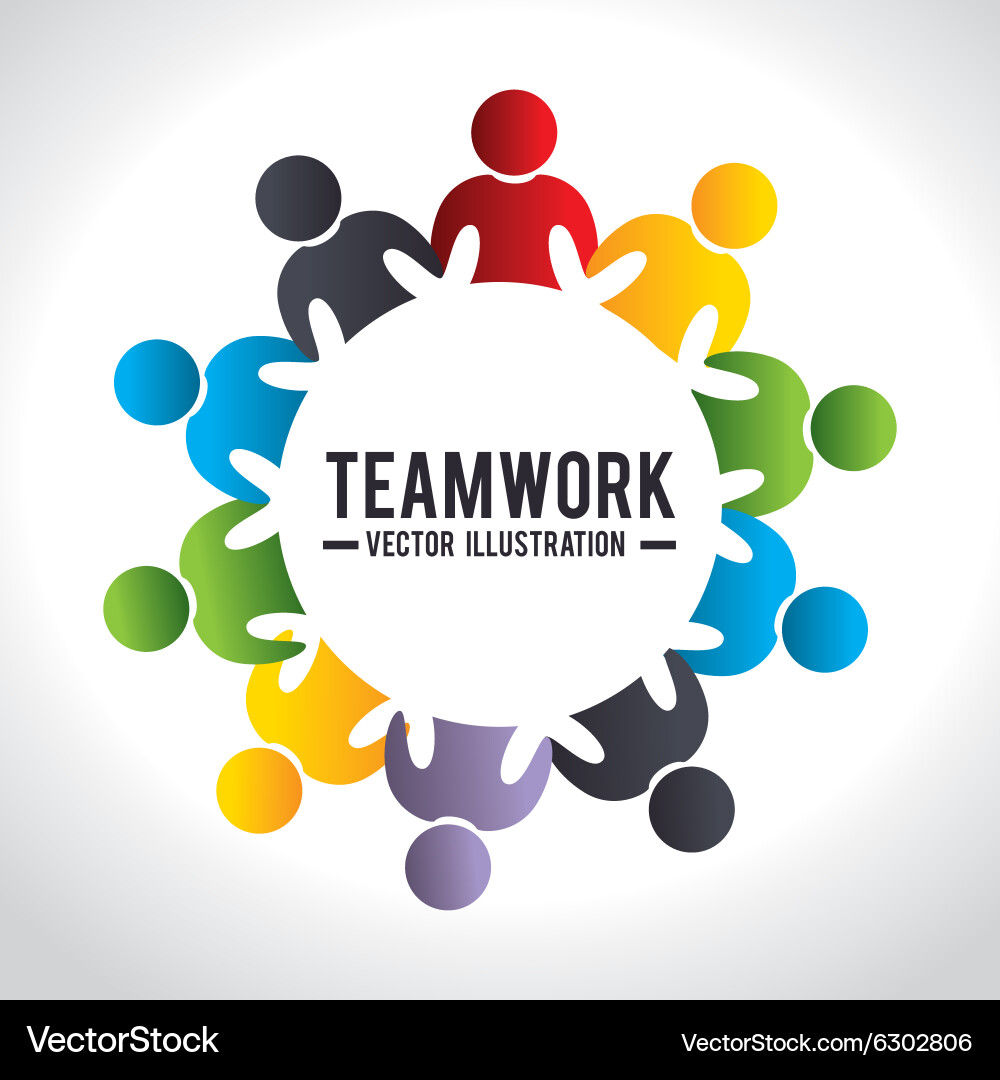 Team Collaboration & Leadership – Royalty-Free Vector | VectorStock