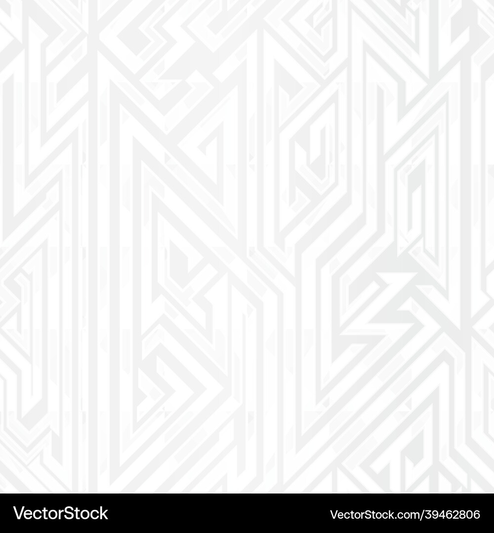 White geometric seamless pattern Royalty Free Vector Image